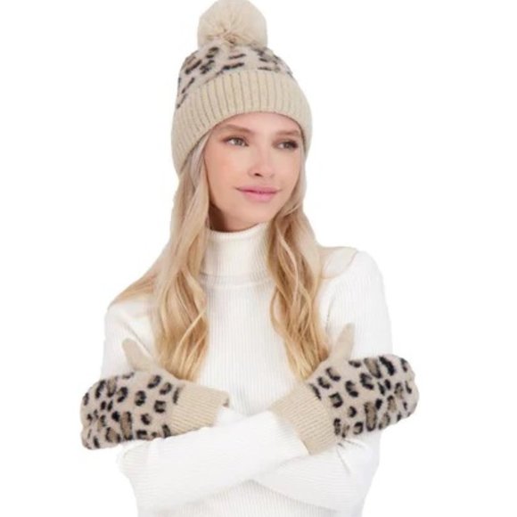 Kendall & Kylie | Accessories | Kendall Kylie Leopard Print Faux Fur ...